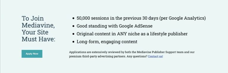 Mediavine Requirements In 2025 + 4 Tips To Keep In Mind