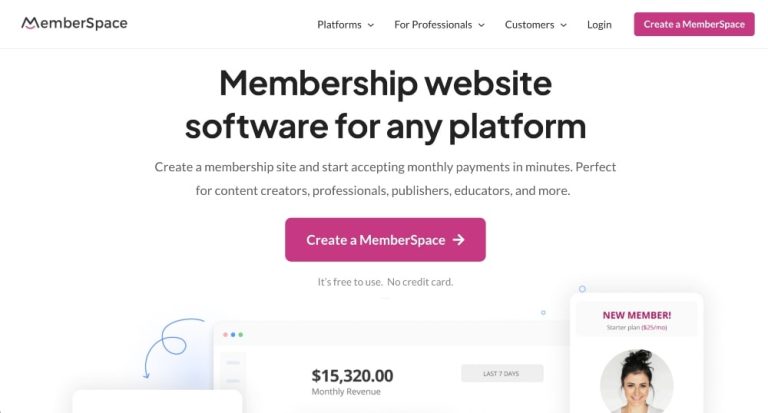 13 Best Membership Site Platforms (Free And Paid) In 2025