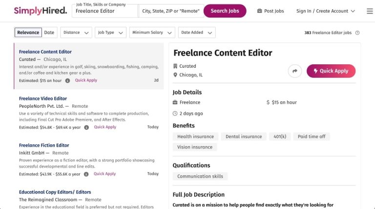 20 Online Editing Jobs To Freelance Or Work From Home In 2025