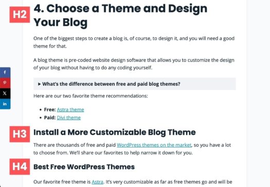 Headings And Subheadings: Format For Engagement And SEO